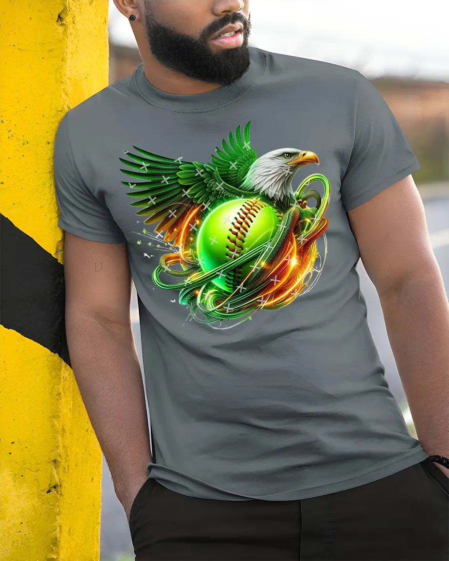 Bald Eagle Softball Power Strike Tee